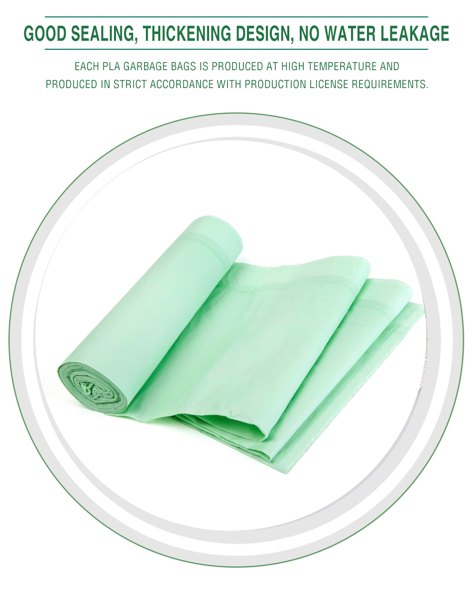 Dustbin 100% biodegradable plastic garbage bag
