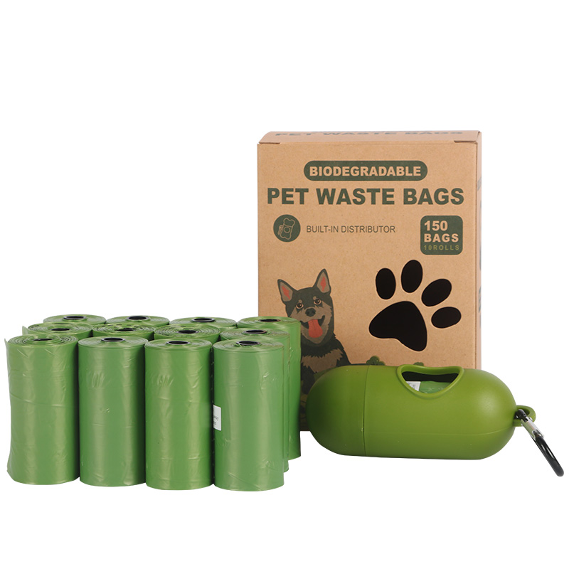 Earth friendly biodegradable compostable dog poo bags
