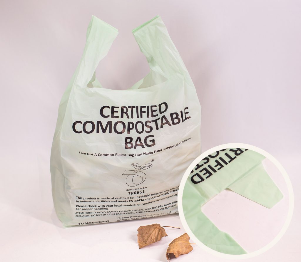 Waterproof biodegradable body vest plastic bag | biodegradable plastic bags