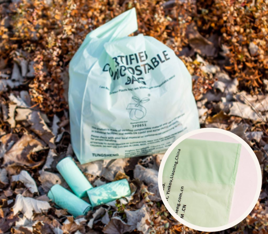 Waterproof biodegradable body vest plastic bag